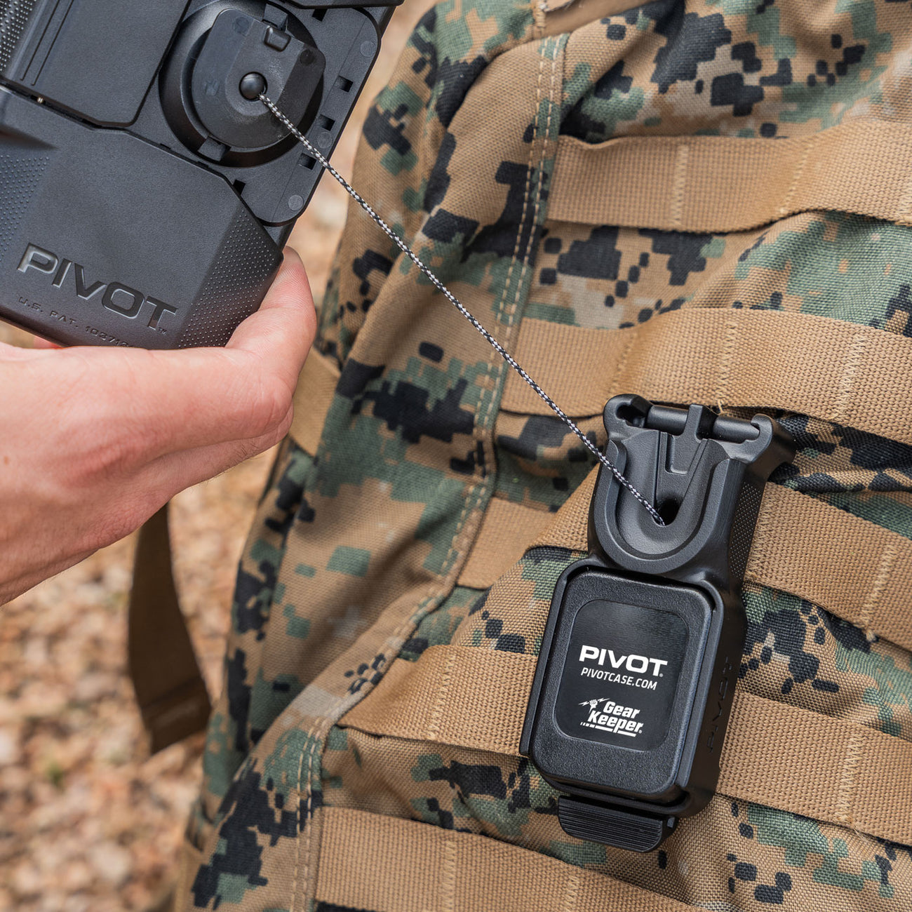 Wearable MOLLE Mount - Tethered - PIVOT CASE